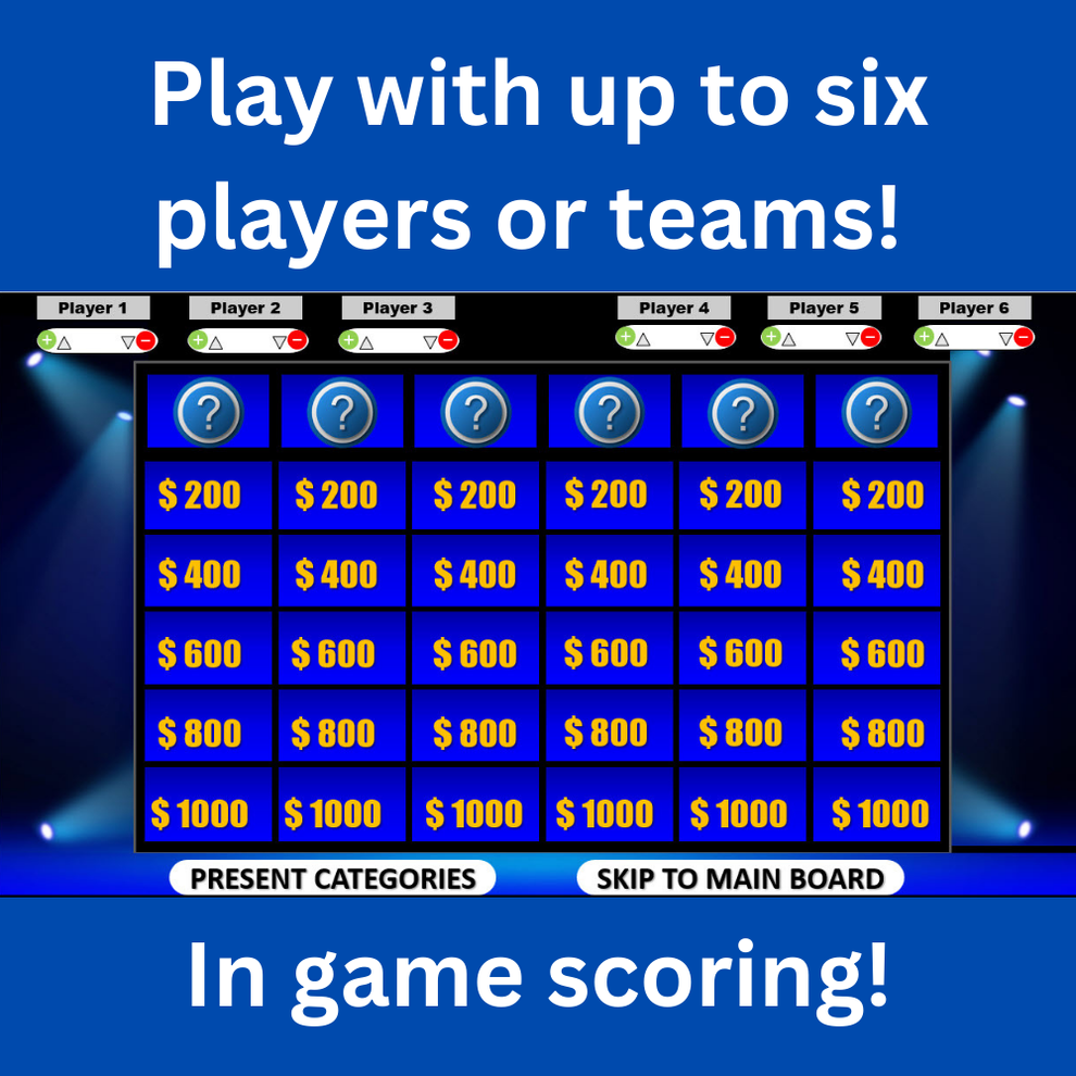 JParty PowerPoint Game - General Knowledge Volume 3 – Your Learning Career