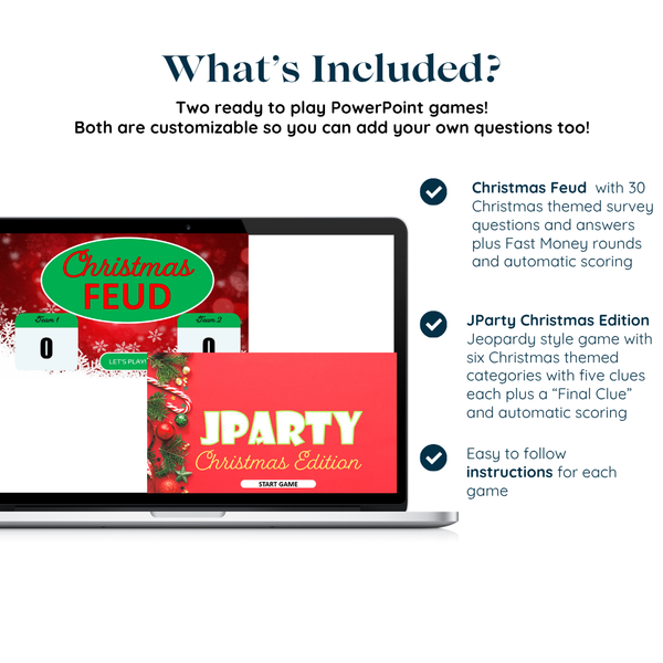 Christmas Games Bundle – Family Feud & Jeopardy – Your Learning Career