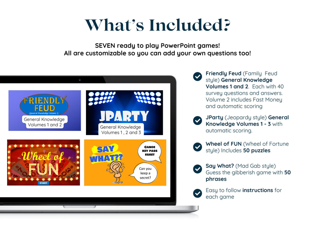 Family Feud Games and Templates for PowerPoint | Party and Classroom ...