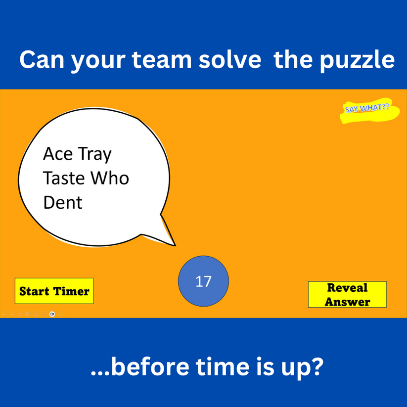 Say What? – Mad Gab Word Guessing Game for Groups – Your Learning Career