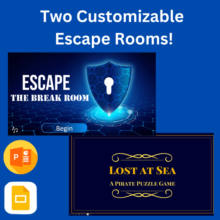 Escape Room Bundle | 2 Team Building Games – PowerPoint & Google Slides ...